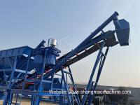 China Mobile Dry Mix Concrete Batching Plant 60m³/H Capacity Electric Powered with Remote Control for sale