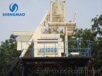 China HZS50 PLC Control Concrete Batching Plant 50m³/h with JS1000 Mixer and PLD1600 Batcher for sale