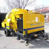 China JBS40R Mobile Concrete Mixer Pump 40m³/H Capacity Trailer Mounted with 82KW Diesel Engine for sale