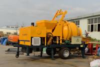 China JBS40R Mobile Concrete Mixer Pump 40m³/H Capacity Trailer Mounted with 82KW Diesel Engine for sale