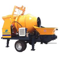 China JBS40R Concrete Mixer Pump with 40 m³/h Output and 82 kW Diesel Engine for Construction Projects for sale
