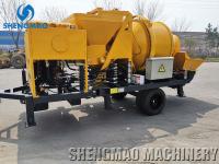 China JBS40R Concrete Mixer Pump with 40 m³/h Output and 82 kW Diesel Engine for Construction Projects for sale