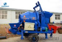 China JBS30 Electric Concrete Mixer Pump - 30 m³/h Capacity, 10 MPa Pressure, Portable Trailer Design for Construction for sale
