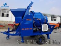 China JBS30 Electric Concrete Mixer Pump - 30 m³/h Capacity, 10 MPa Pressure, Portable Trailer Design for Construction for sale