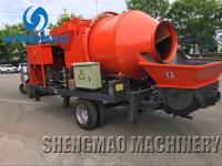 China JBS40-10-82R Hydraulic Diesel Concrete Pump Mixer Drum - 40 m³/h Output, 82 kW Power for Construction for sale