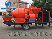 China JBS40-10-82R Hydraulic Diesel Concrete Pump Mixer Drum - 40 m³/h Output, 82 kW Power for Construction for sale