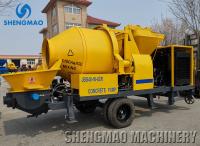 China JBS40-10-82R Mini Concrete Mixer Pump with 82KW Diesel Engine, 40m³/h Output Capacity for sale