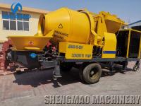 China JBS40-10-82R Mini Concrete Mixer Pump with 82KW Diesel Engine, 40m³/h Output Capacity for sale