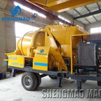 China Concrete Mixer Pump 40 m³/h Capacity with 10 MPa Pressure - Diesel/Electric Powered for Building Construction for sale