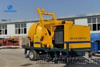 China JBS30R Portable Diesel Concrete Mixer Pump - 100m Vertical Reach, 4.5 Ton Weight for Construction Projects for sale