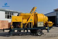 China JBS30R Portable Diesel Concrete Mixer Pump - 100m Vertical Reach, 4.5 Ton Weight for Construction Projects for sale