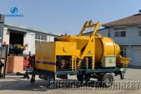 China JBS30R Portable Diesel Concrete Mixer Pump - 100m Vertical Reach, 4.5 Ton Weight for Construction Projects for sale