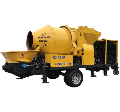 China JBS40 Diesel Concrete Mixer Pump - 40m³/H Capacity, 10 MPa Pressure, Portable Construction Equipment for sale