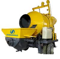 China JBS30R Diesel Concrete Mixer Pump 30M3/H Mobile Concrete Machine with 100m Height Reach for sale