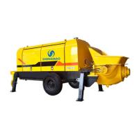 China HBTS40 Electric Concrete Trailer Pump 40m3/H Capacity with 45kW Motor and 125mm Pipe Diameter for sale