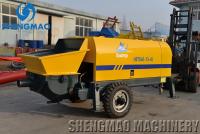China HBTS40 Electric Concrete Trailer Pump 40m3/H Capacity with 45kW Motor and 125mm Pipe Diameter for sale