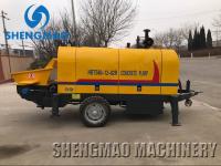 China HBTS60R Diesel Concrete Trailer Pump 80m³/h Capacity with 13MPa Pressure for Construction Projects for sale