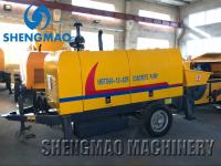 China HBTS60R Diesel Concrete Trailer Pump 80m³/h Capacity with 13MPa Pressure for Construction Projects for sale