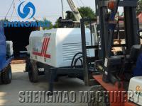 China HBTS60R Diesel Concrete Trailer Pump 80m³/h Capacity with 13MPa Pressure for Construction Projects for sale