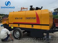 China HBTS40 Diesel Concrete Pump 40m³/h Capacity with 160m Vertical Reach for Construction Projects for sale