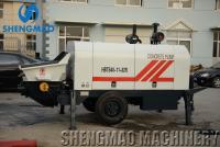 China Stationary Concrete Trailer Pump Diesel 40m³/h Capacity 160m Vertical Reach for Construction Projects for sale