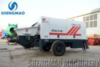 China Stationary Concrete Trailer Pump Diesel 40m³/h Capacity 160m Vertical Reach for Construction Projects for sale