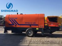 China HBTS80R Diesel Concrete Pump with 84 m³/h Capacity and 129 kW Weichai Engine - Mobile Trailer Mounted Design for sale