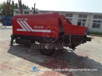China BS30 Diesel Concrete Pump 30m³/h Mobile Trailer Unit with 56kW Engine for Construction for sale