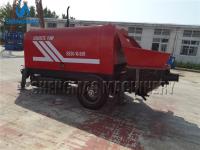 China BS30 Diesel Concrete Pump 30m³/h Mobile Trailer Unit with 56kW Engine for Construction for sale