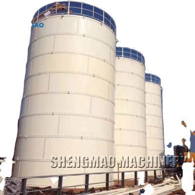 China 30T to 2000T Steel Vertical Cement Silo with Feeder for Cement and Fly Ash Storage for sale