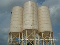 China Bolted Type Vertical Steel Cement Storage Silo 500T-2000T Capacity with Carbon Steel Construction for sale