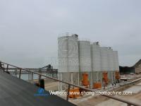 China Bolted Type Vertical Steel Cement Storage Silo 500T-2000T Capacity with Carbon Steel Construction for sale