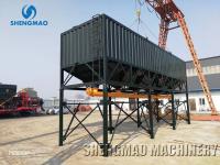 China Horizontal 100 Ton Cement Silo with PLC Motor Control - 30T to 2000T Capacity Options for sale