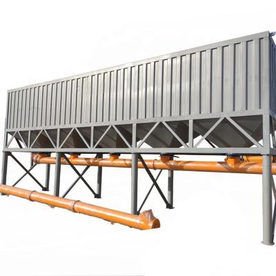 China HZS25 Stationary Concrete Batching Plant with 60 Ton Horizontal Cement Silo - 30T to 300T Capacity for sale