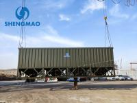 China HZS25 Stationary Concrete Batching Plant with 60 Ton Horizontal Cement Silo - 30T to 300T Capacity for sale