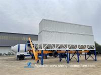 China Horizontal Cement Silo Powder Tanks 30T-300T Capacity Mobile & Stationary Types for Construction Sites for sale