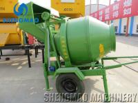 China JZC250 Mobile Concrete Mixer Electric Cement Batching Machine 250L Capacity 4.5kW Power for sale