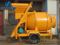 China JZC 350 Mobile Concrete Mixer with 350L Discharge Capacity and 5.5kW Engine for Construction Sites for sale