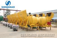 China 500L Diesel Twin Shaft Planetary Concrete Mixer - 15m³/h Production Capacity Portable Construction Equipment for sale
