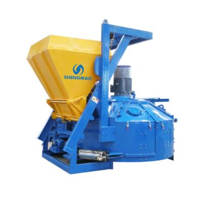 China Portable 0.5m³ Pan Planetary Concrete Mixer with Vertical Shaft - 500L Capacity Construction Equipment for sale