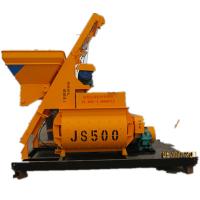 China JS500 Twin-Shaft Concrete Mixer 500L Capacity 25m³/h Production Rate for Construction Projects for sale