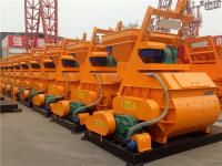 China JS500 Twin-Shaft Concrete Mixer 500L Capacity 25m³/h Production Rate for Construction Projects for sale