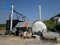 China Mobile Asphalt Mixing Plant 20-100 TPH Capacity | MDHB & QLB Series for Road Construction for sale