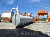 China 300KW Mobile Continuous Asphalt Drum Mix Plant - 10T to 320T Capacity with Environmental Dust Control for sale