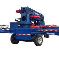 China 14m Mobile Concrete Placing Boom with 60 m³/h Capacity - Compact Trailer-Mounted Sprayer Pump for sale