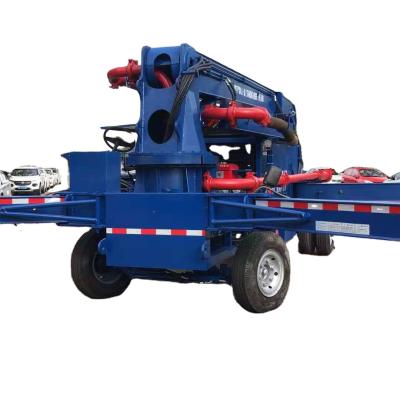 China 14m Mobile Concrete Placing Boom with 60 m³/h Capacity - Compact Trailer-Mounted Sprayer Pump for sale