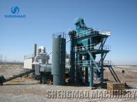 China 80t/H Asphalt Batch Mix Plant with 300 kW Power, High Precision Weighing Systems and Environmental Dust Control for sale