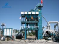 China 80t/H Asphalt Batch Mix Plant with 300 kW Power, High Precision Weighing Systems and Environmental Dust Control for sale