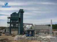 China 80t/H Asphalt Batch Mix Plant with 300 kW Power, High Precision Weighing Systems and Environmental Dust Control for sale