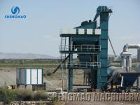 China 80t/H Asphalt Batch Mix Plant with 300 kW Power, High Precision Weighing Systems and Environmental Dust Control for sale